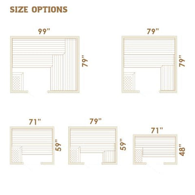 Dundalk Indoor Cabin Sauna, Red Cedar, Heater included - Divine Saunas