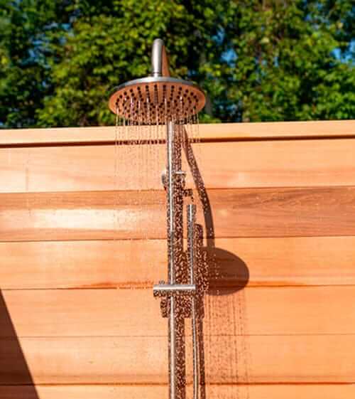 Copper Outdoor Shower