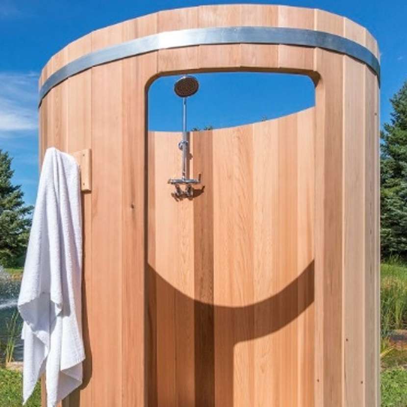 Outdoor Showers - Divine Saunas